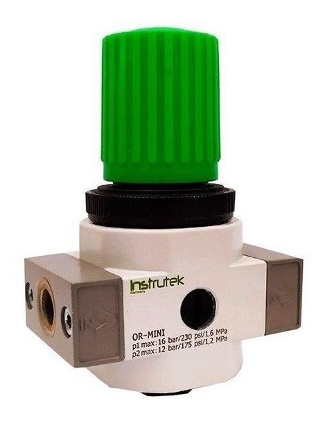 Regulador De Presión Neumático 1/4 200 Psi Con Manómetro | Instrutek